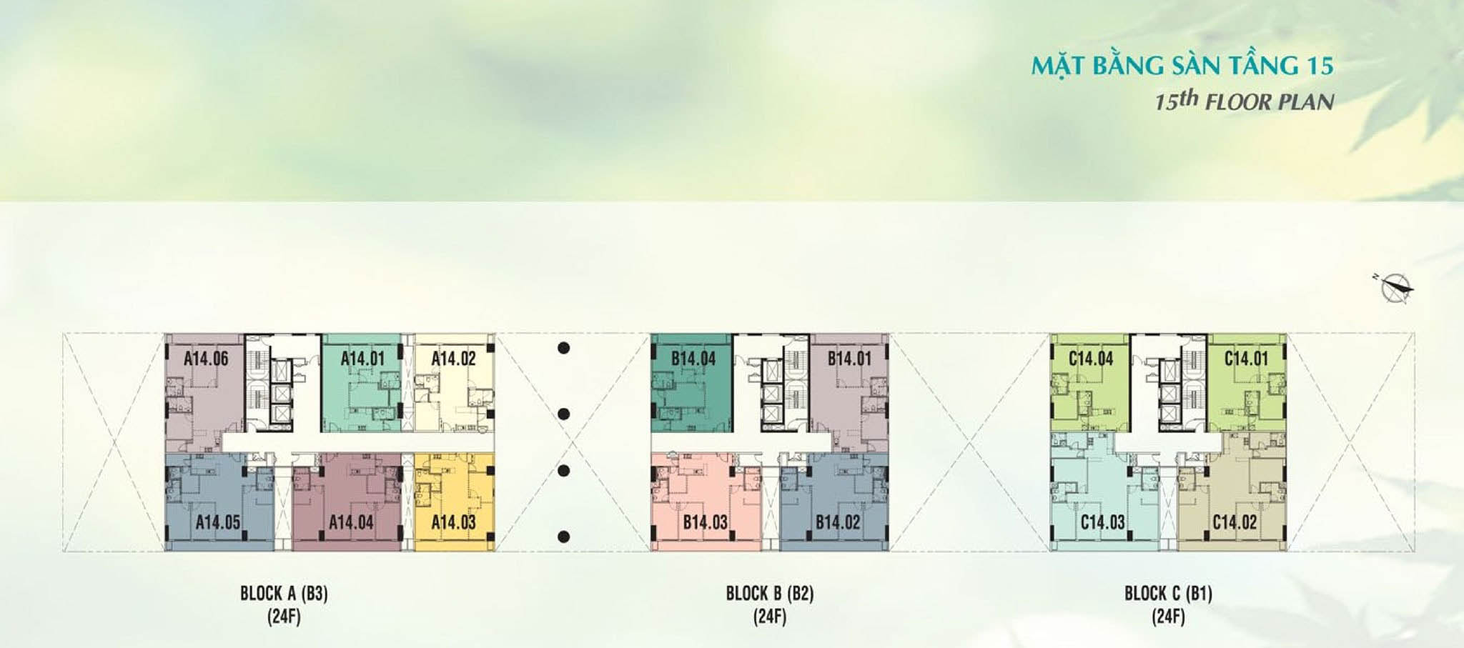 Mặt bằng layout căn hộ Scenic Valley Phú Mỹ Hưng - Tường Phát Land